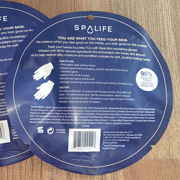 Spa Life | Bath & Body | My Spa Life Nourishing Gloves Nourish Smooth ...